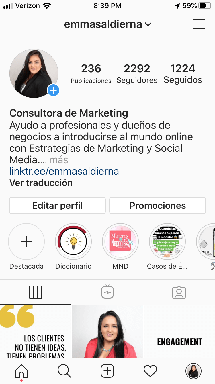 Crear un Perfil de Empresa en Instagram | Emma Saldierna